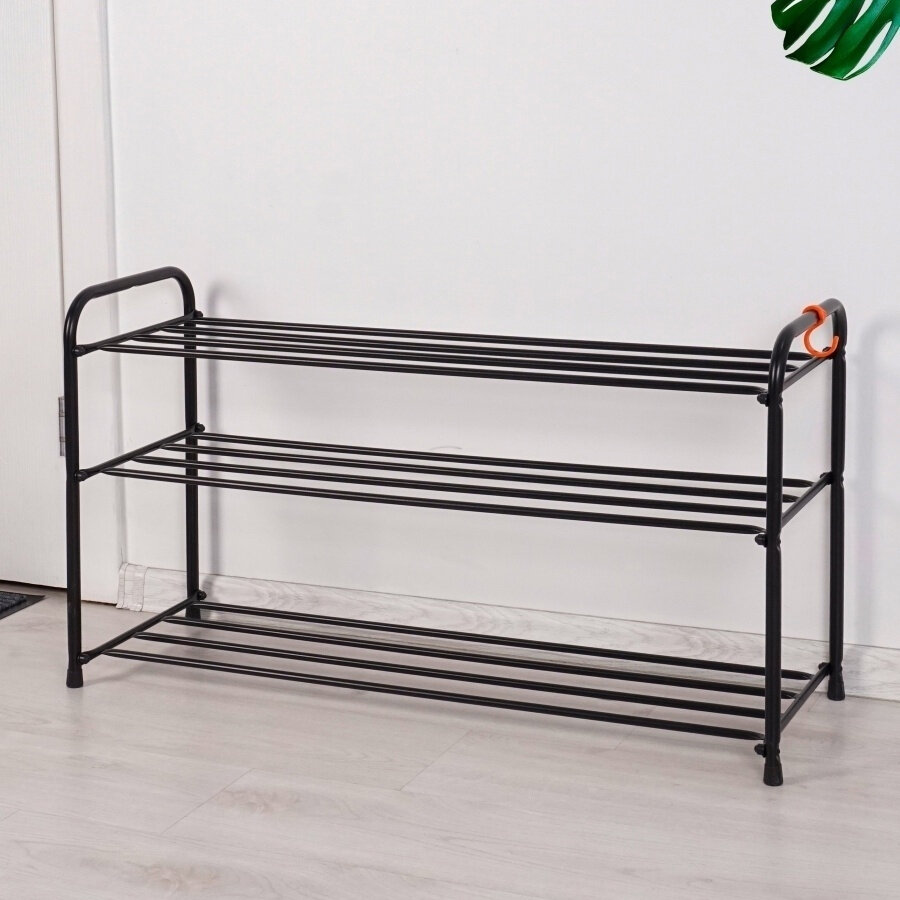 Подставка для обуви "Альфа 33" черная