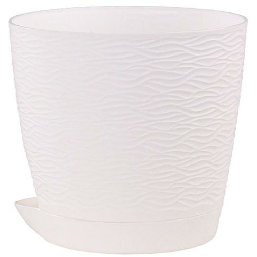 Кашпо блюз 1.5Л белый 139*130 ВМС