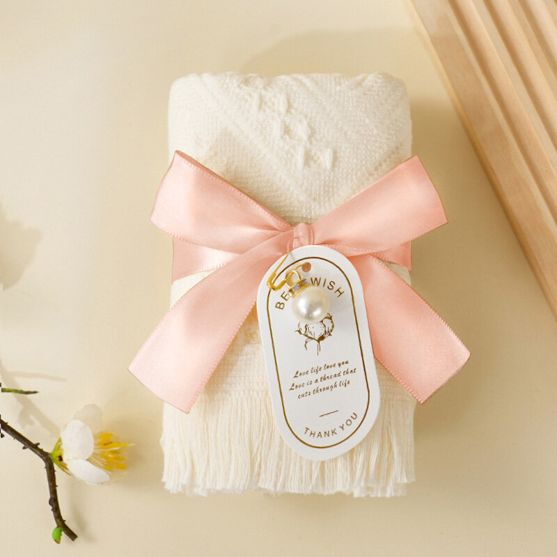 Свадебный подарок подружки невесты Креативное полотенце с кисточками Возвратный подарок Маленький подарок Практичная