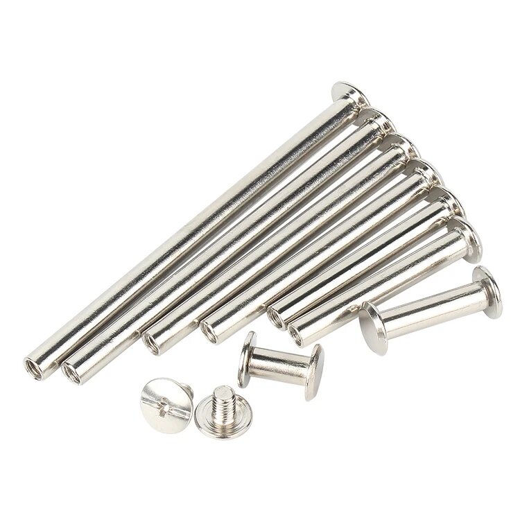 Крепеж Chicago M5*6мм~100мм из углеродистой стали Nickel Plating, 8mm-20set