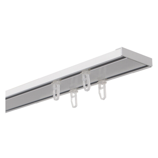 Карниз шинный 2-рядный арт-декор Atlant ATL. AW.16, белый, металл, 160 см