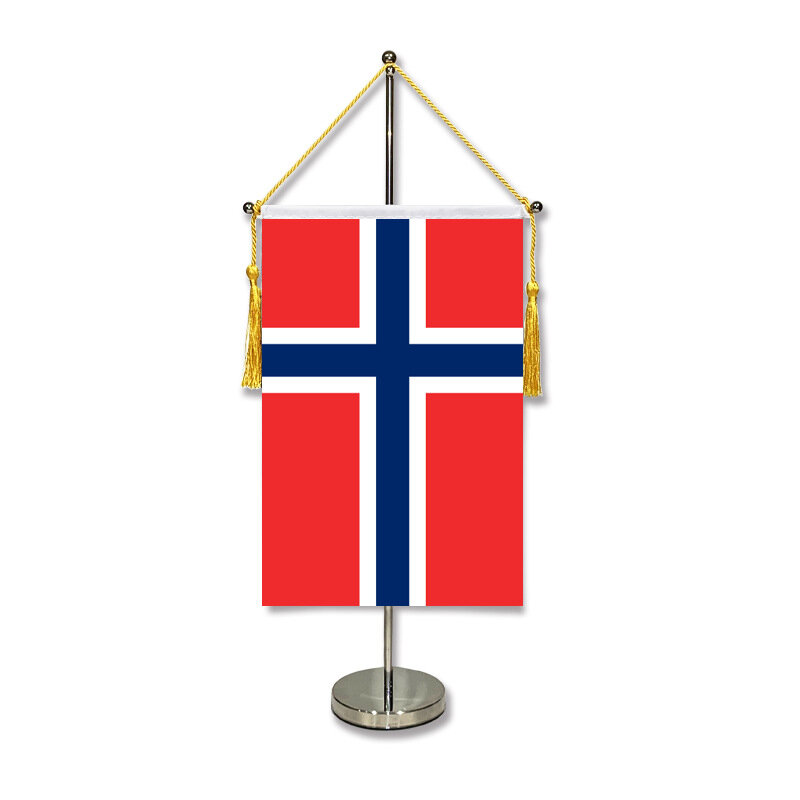 Офисный настольный декор, флаги мира, нержавеющая сталь, большой регулируемый одиночный стойка для флага, держатель флага