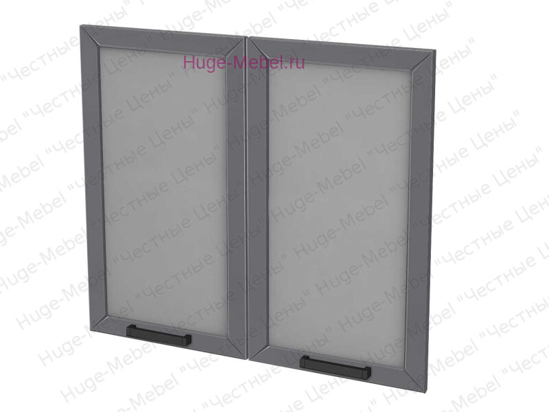 Кухонный фасад Ф-45 холст вулкан (Альфа) Huge Mebel . Ширина 592 Высота 712. Кухонные фасады