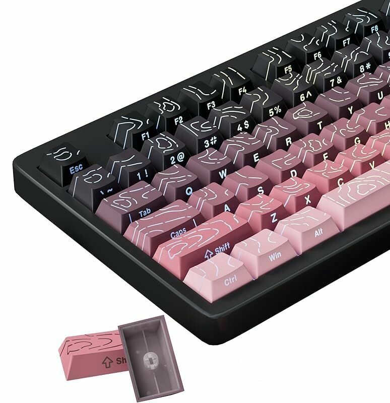 Эксклюзивные клавиши PBT для механической клавиатуры, кейкапы