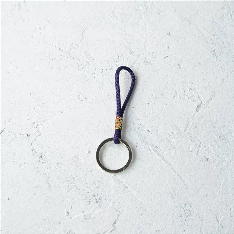 Брелок для ключей из плетеной веревки ручной работы для мужчин и женщин, ремешок для ключей ручной работы, креативный и