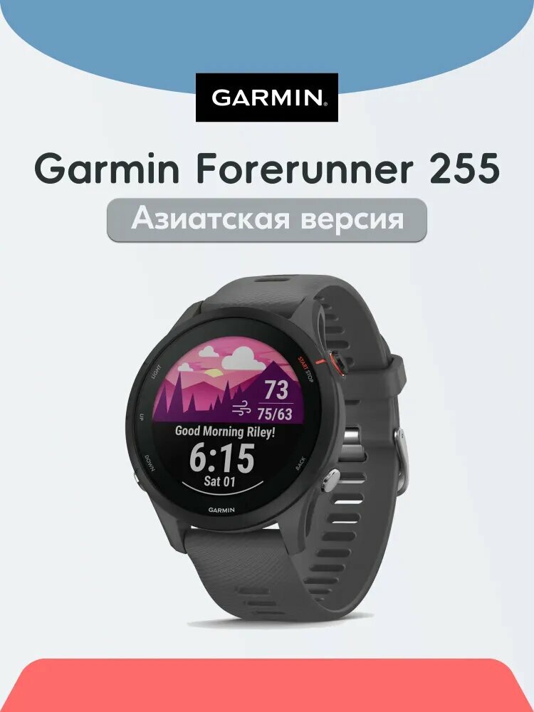 Garmin Смарт-часы Forerunner® 255, 46mm, Slate Grey