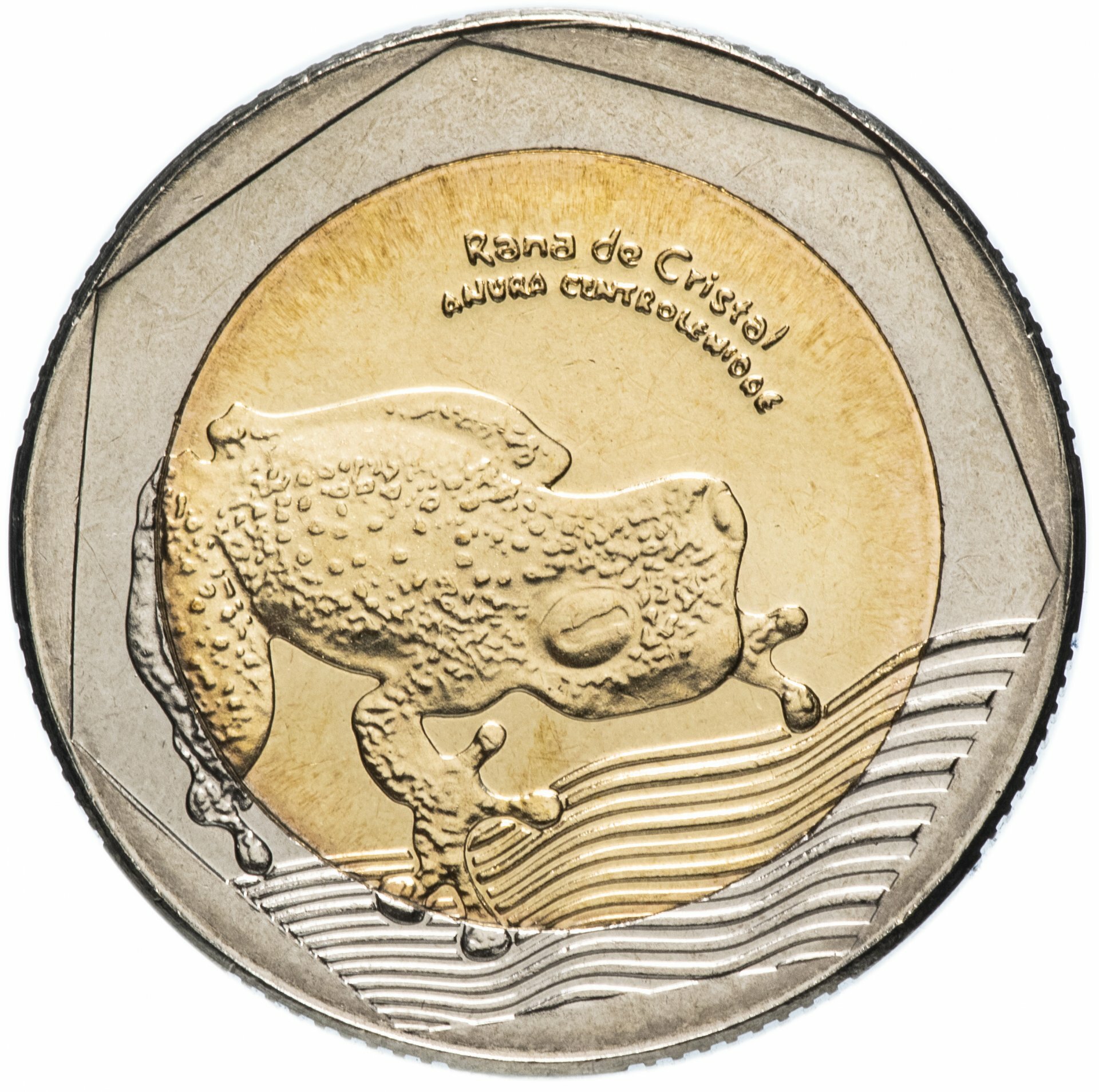 Колумбия 500 песо pesos 2016, Биметалл, в сохранности UNC