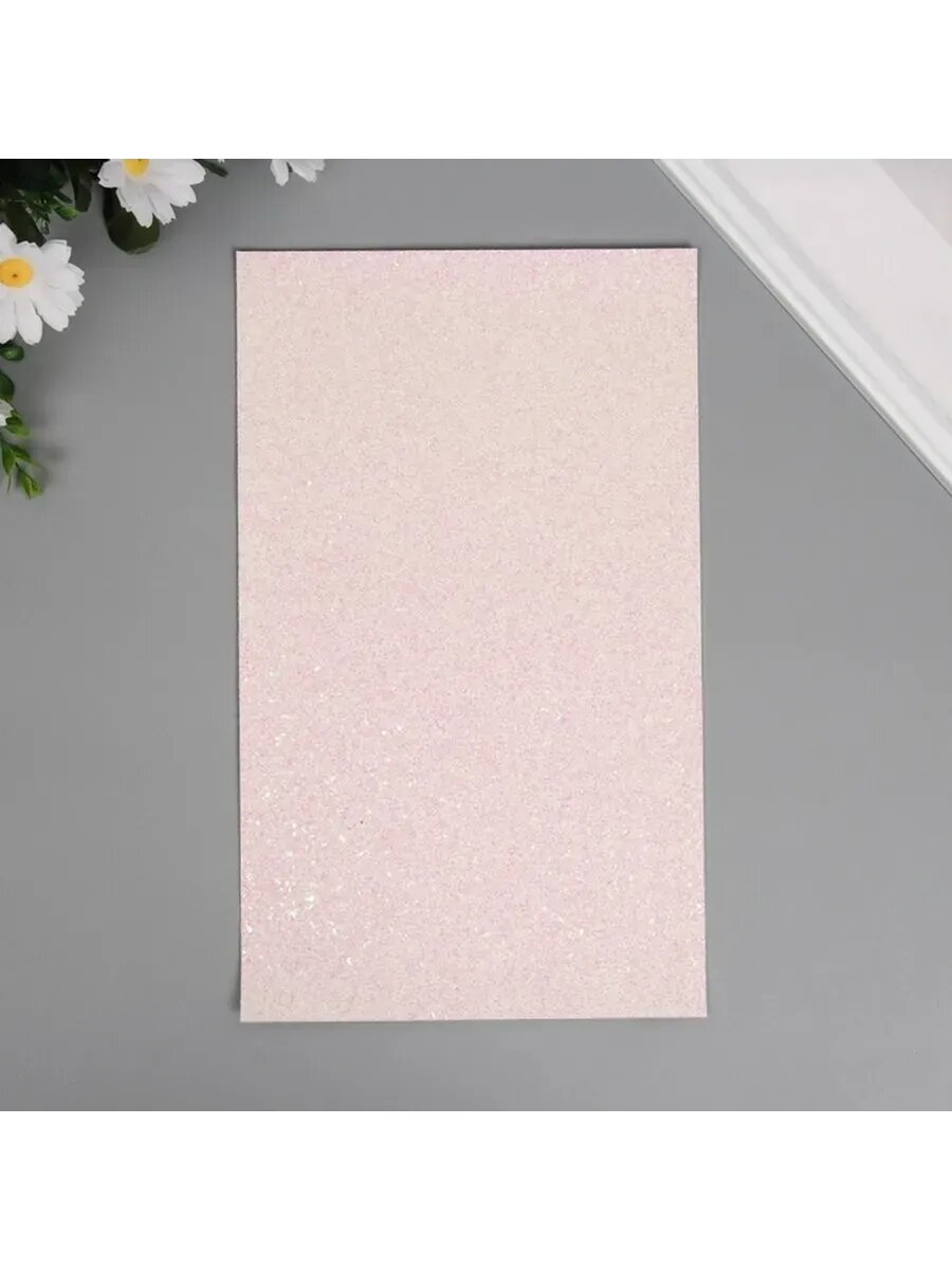 Кожа искусственная с блестками