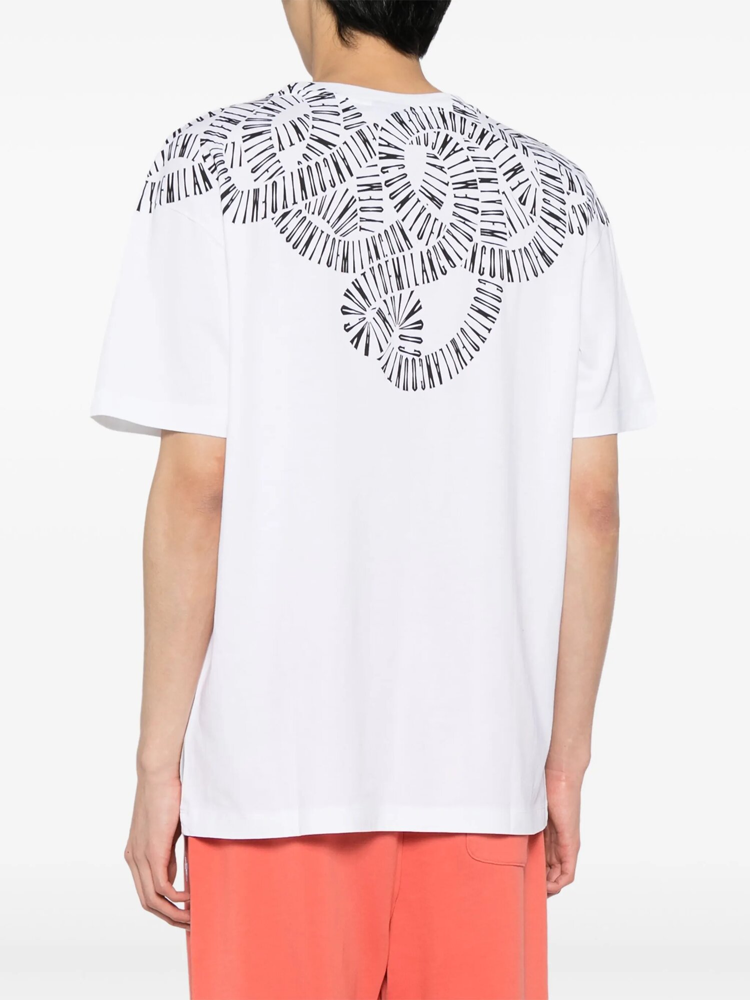 Футболка MARCELO BURLON, размер 2XL, белый, — фото 1