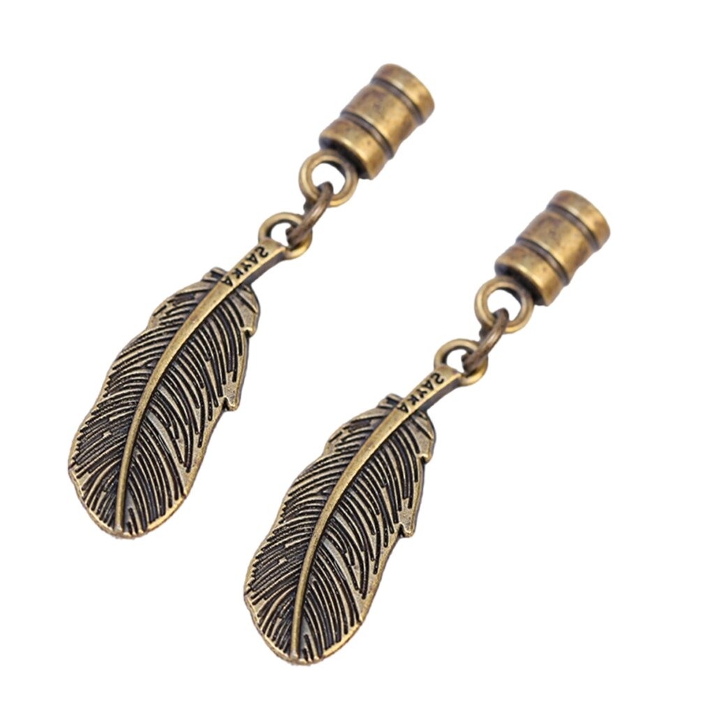 2 подвесных аксессуара для галстука Пуаро в стиле ретро "Сделай сам" -бронза D5