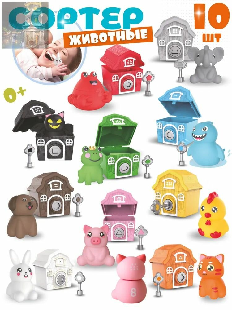 Сортер Домики и животные