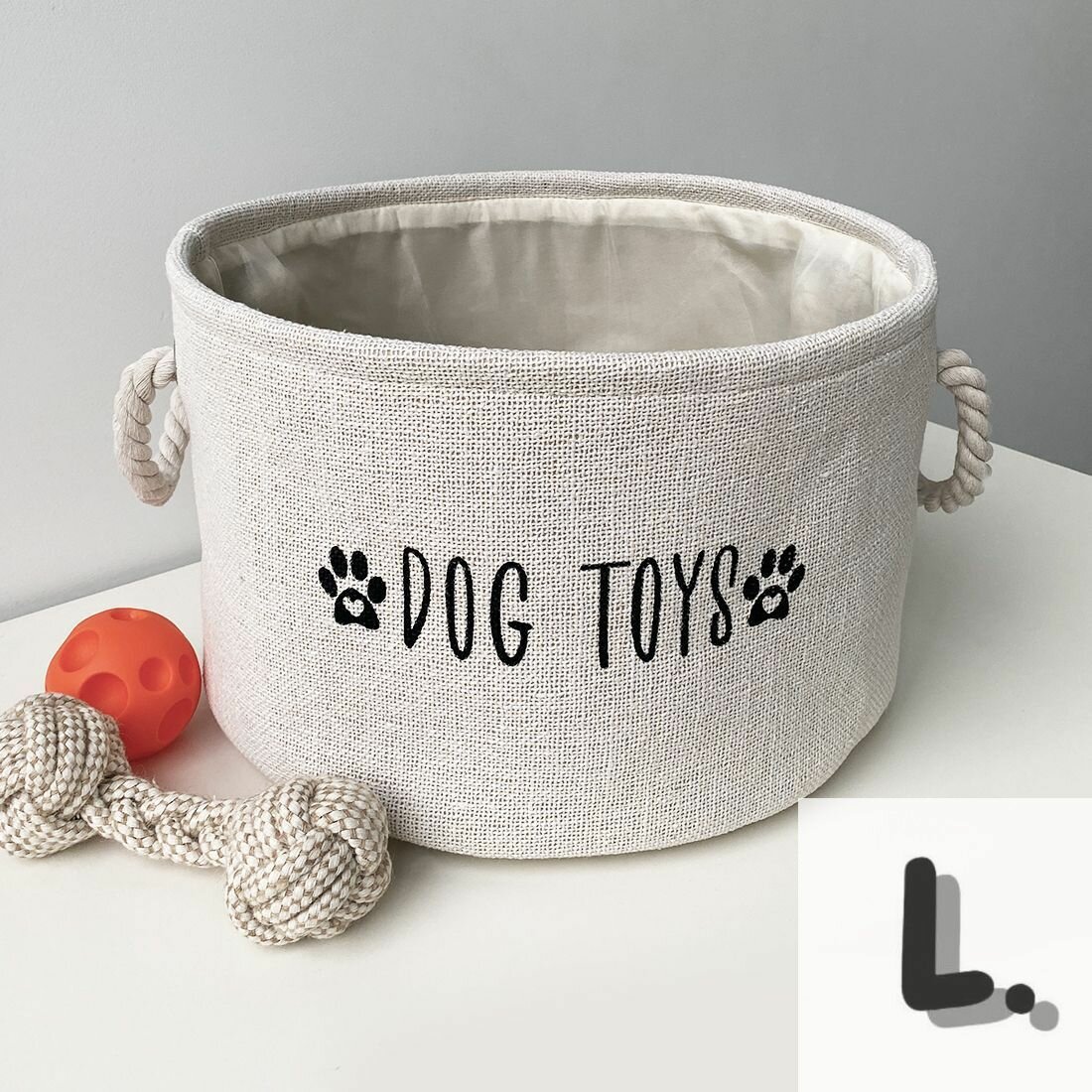 Корзина для игрушек собак мелких, средних и крупных пород