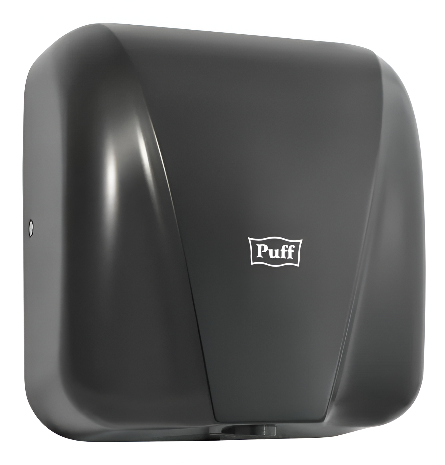 Сушилка для рук "Puff-8885" New, черная, с бактерицидной лампой, антивандальная