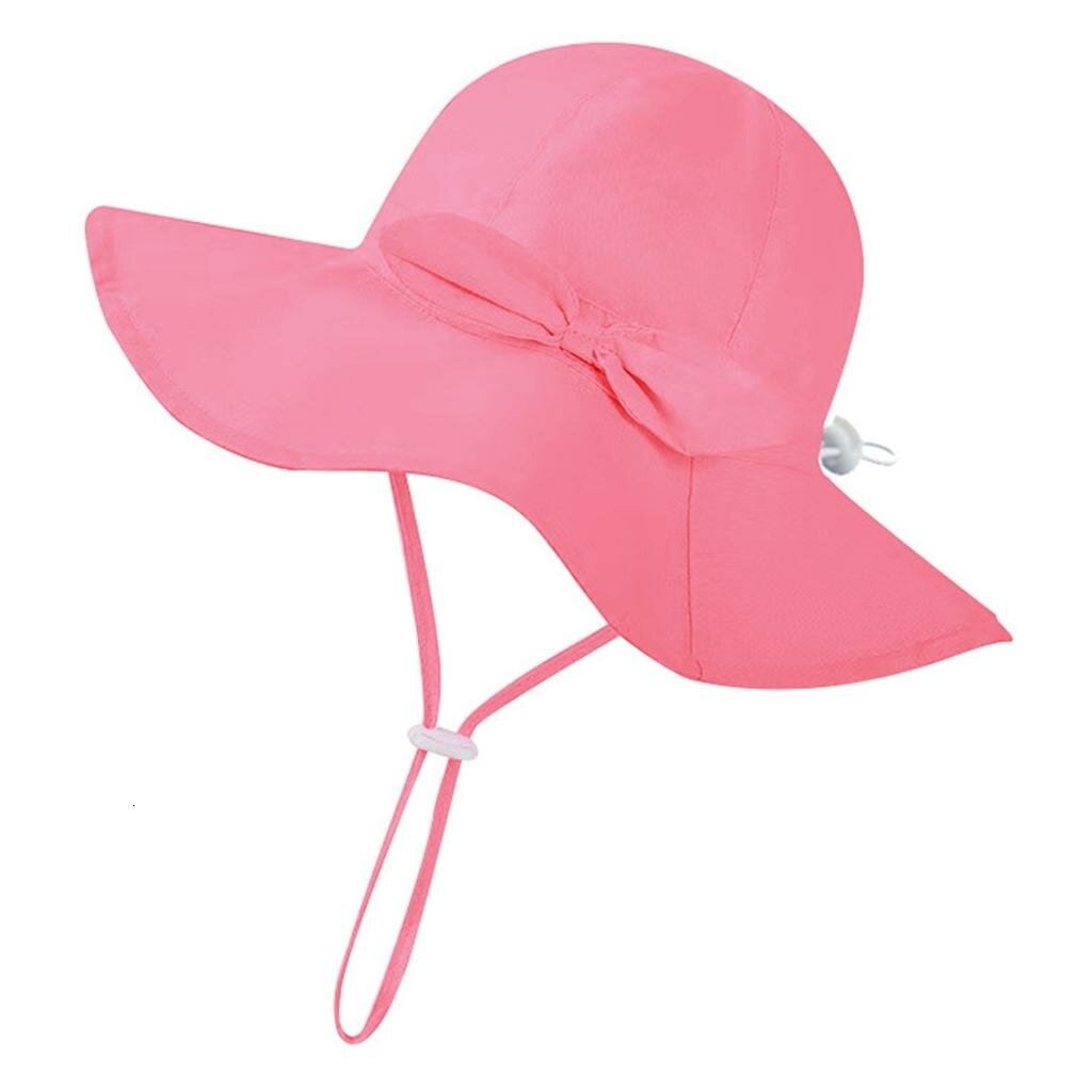 Детская панама для младенцев, Розово-красный - от 4 до 8 лет