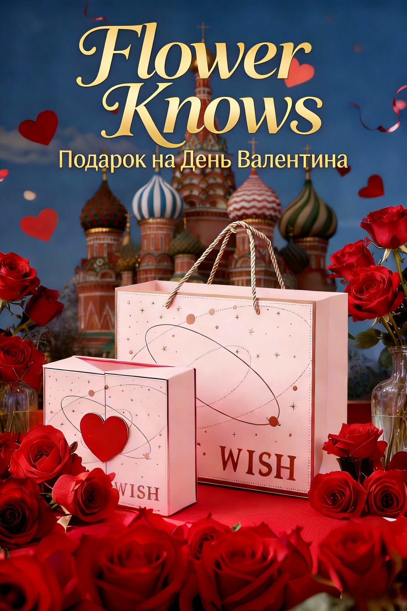 Адвент-календарь Flower Knows идеальный подарок на День святого Валентина