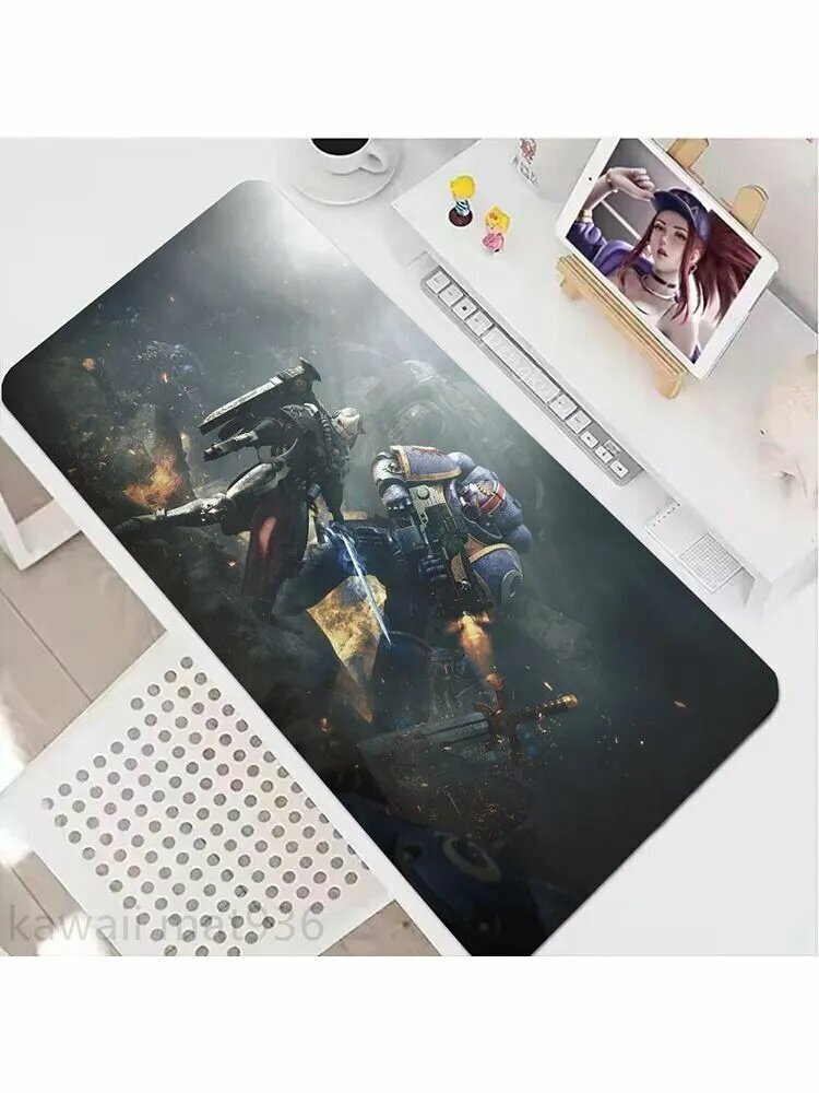 Warhammer 40K Коврик для мыши, XXL, шоколадный, черный матовый
