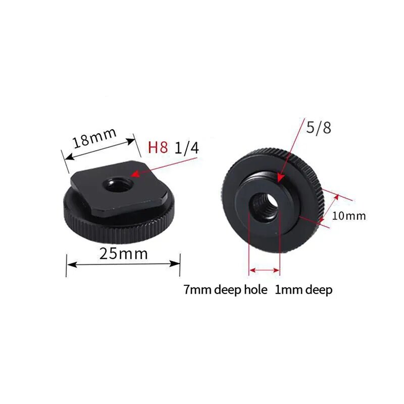 Горячий башмак адаптер Винт