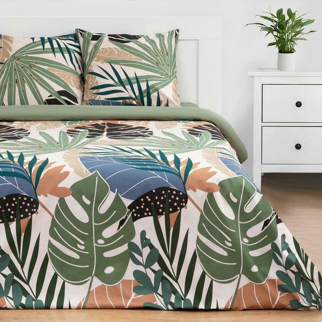Постельное белье Этель "Colored tropics" дуэт, наволочки 70х70 см, 100% хлопок