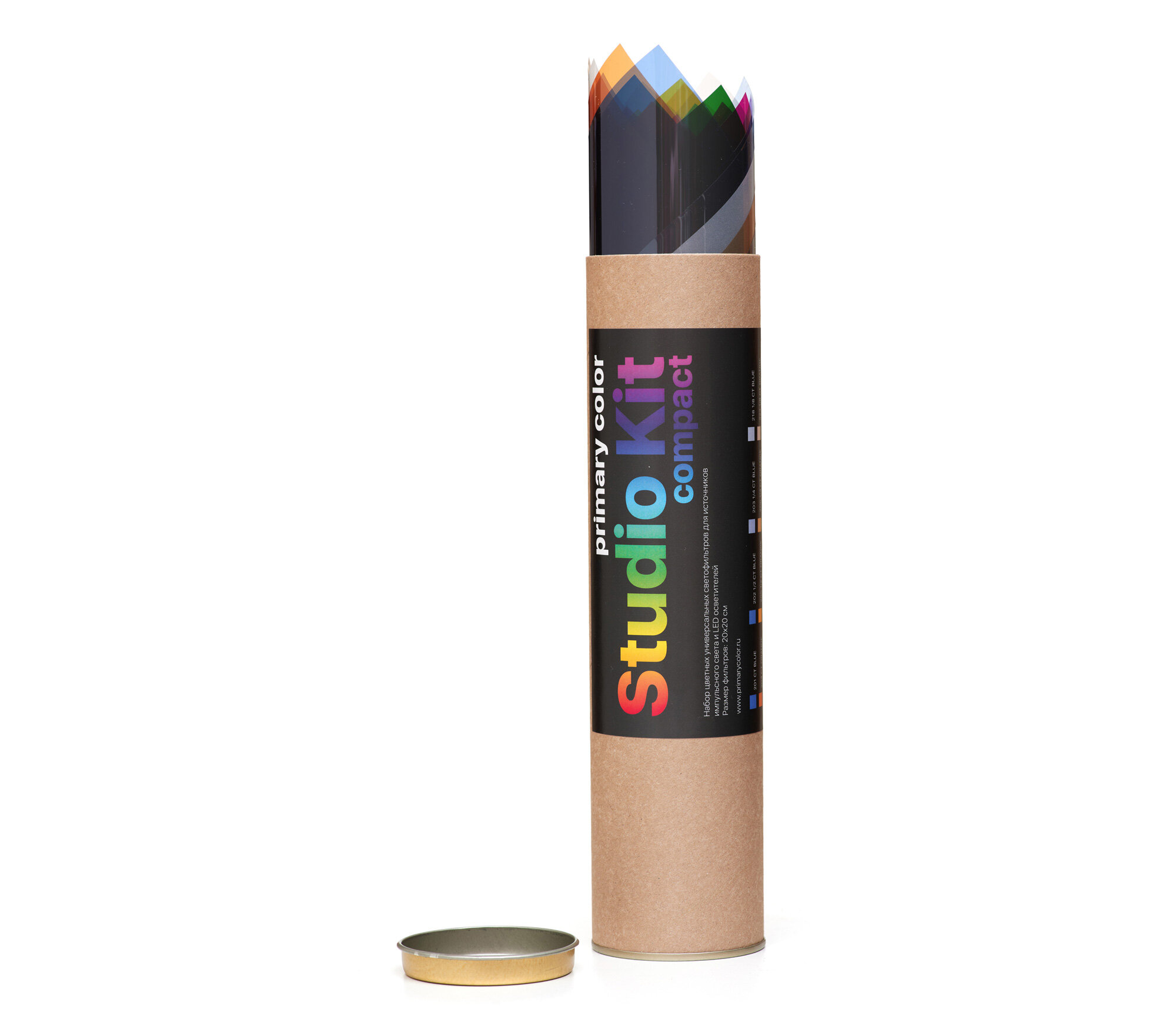 Набор гелевых светофильтров primary color Studio Kit Compact v2, 30 шт, 20х20 см, цветной, набор