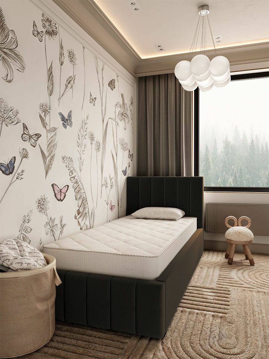 Микс Интерьер кровать Милан 90х200 с подъемным механизмом