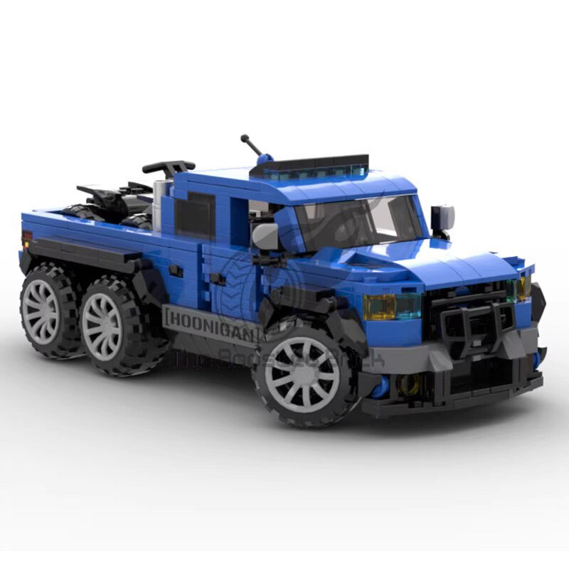 MOC-164874 Ford VelociRaptor 6x6 модель строительного блока в сборе в подарок