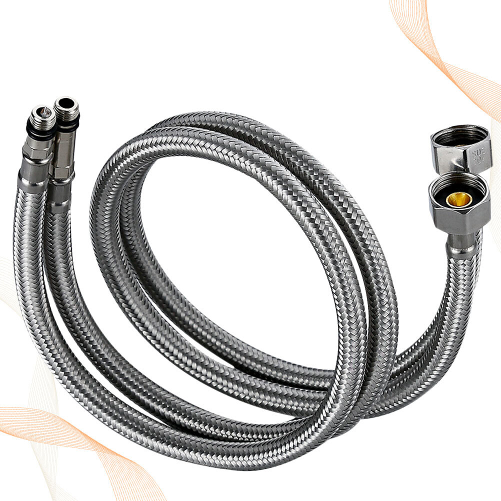 2 Штуки Шланга для Умывальника, Из Нержавеющей Стали, Гибкий, Для Входа Воды