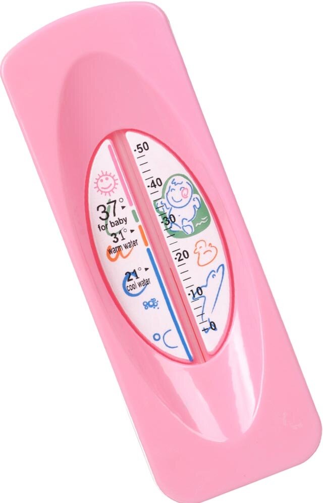 Термометр универсальный детский Крошка Я для измерения температуры воды, для купания новорожденных малышей, градусник для ванны