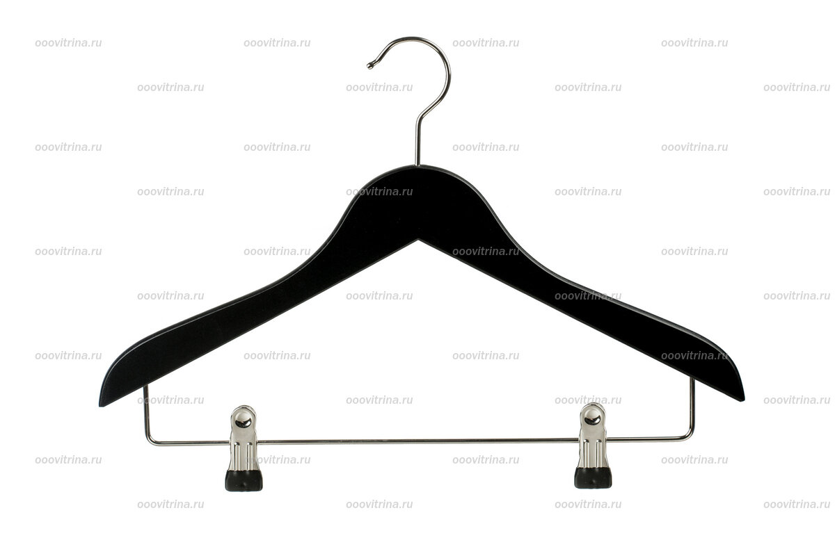 Вешалка Сortec для комплектов одежды, 41 см, бук, цвет венге