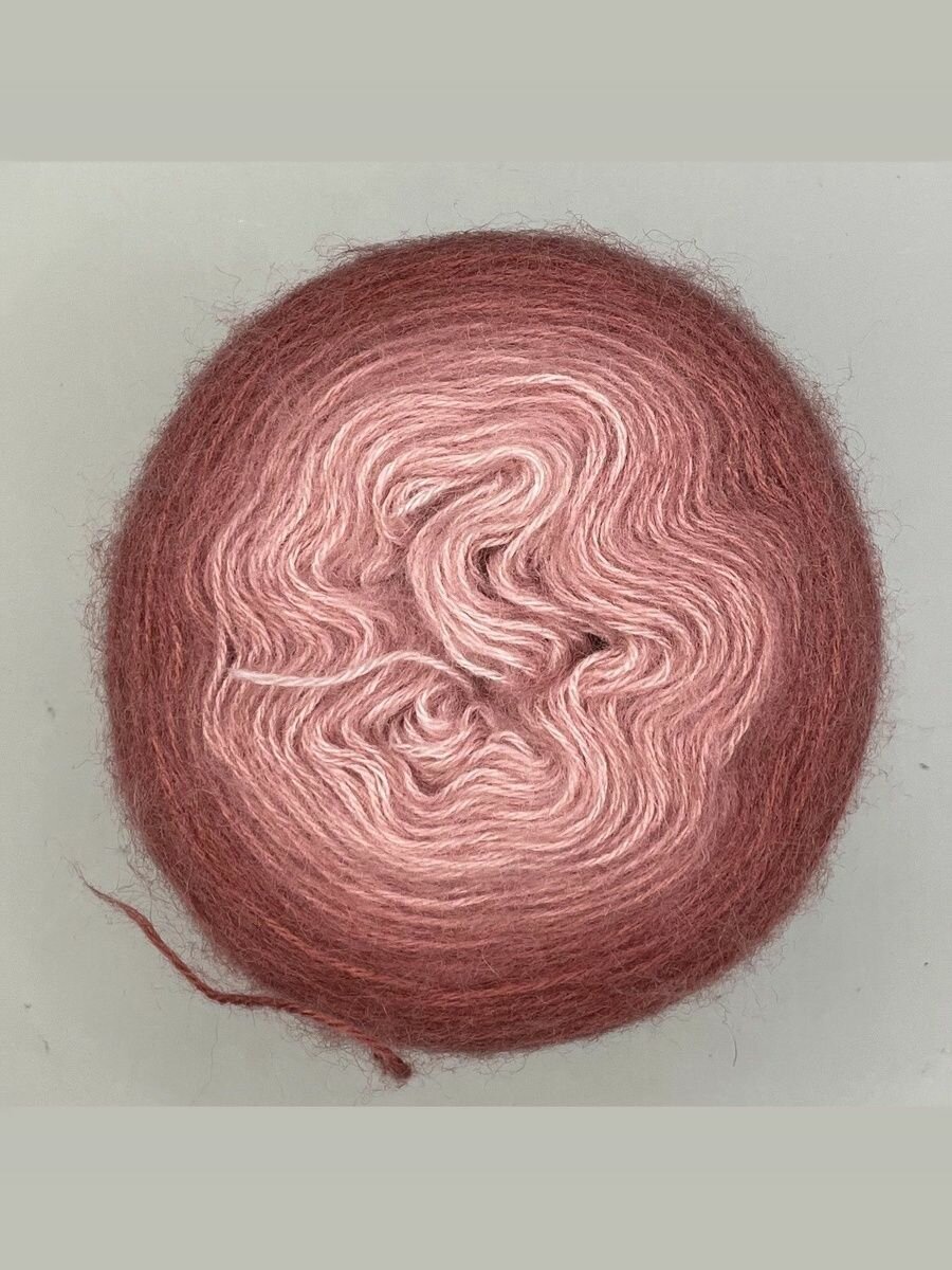 Один моток пряжи ALIZE Angora gold ombre batik, (7247),150гр.-825м, 20% шерсть ,80% акрил.