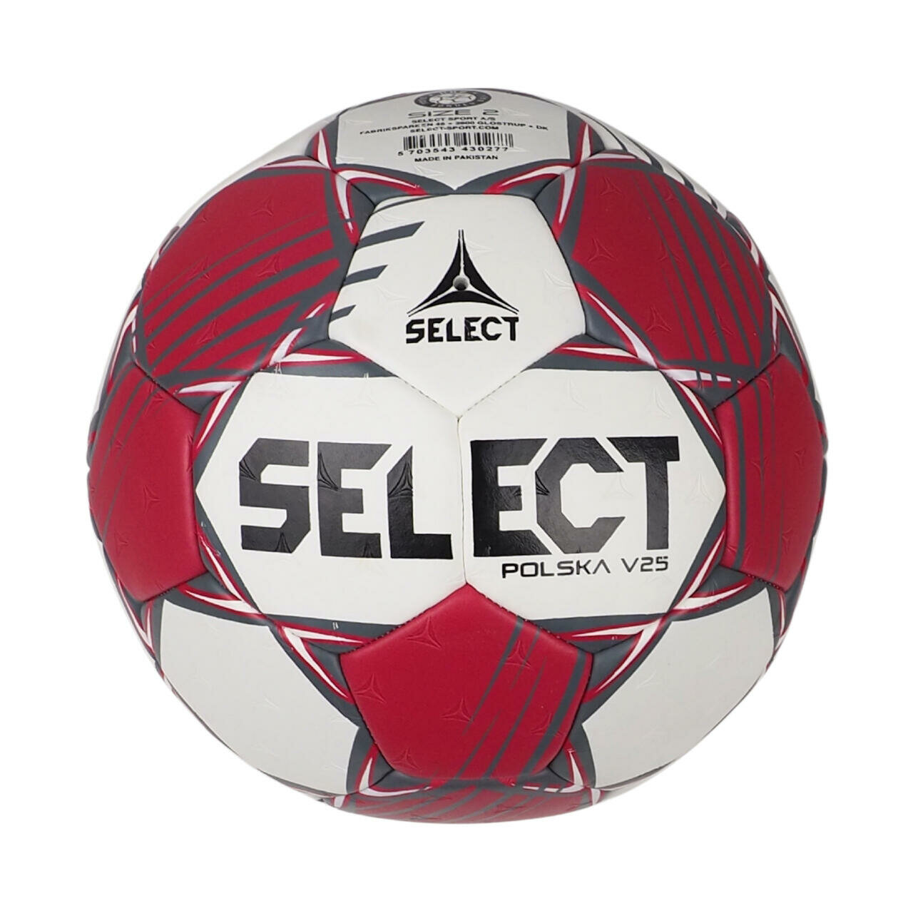 Decathlon Гандбольный мяч Select Polska v25 красный/белый размер 2 - 2
