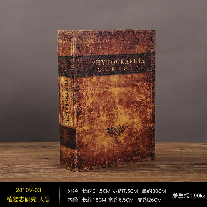 Имитация книги, модель книги для декора в кабинете, офисе, книжной полке, винтажная декоративная книга, реквизит для фотографии, ремесленная демонстрация