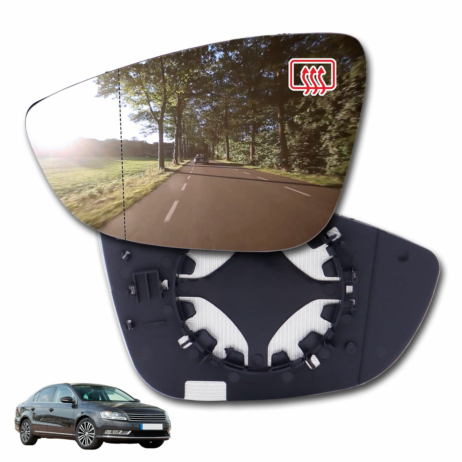 Боковое зеркало левое с подогревом для VW Jetta MK6 Passat B7 Passat CC Scirocco Eos Beetle OE 3C8 857 521/522