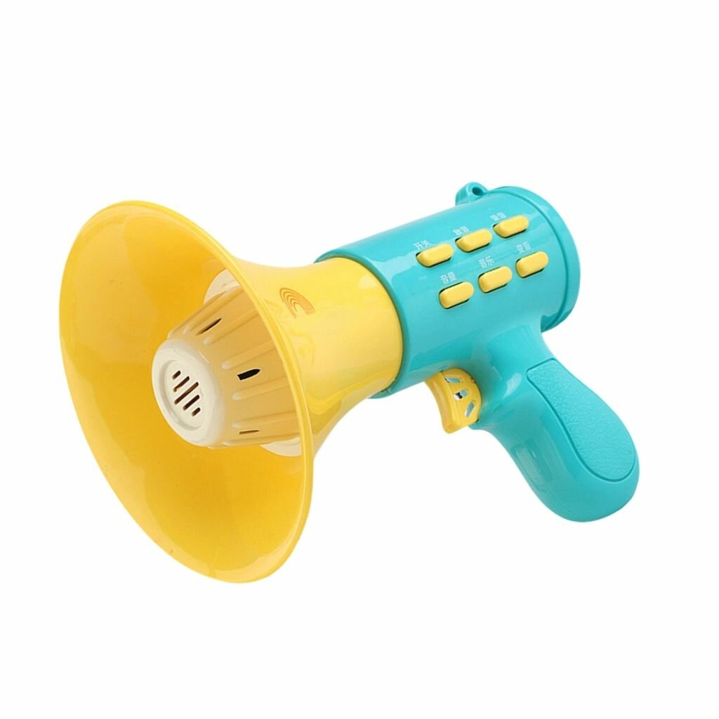 Маленький динамик для детской записи-синий