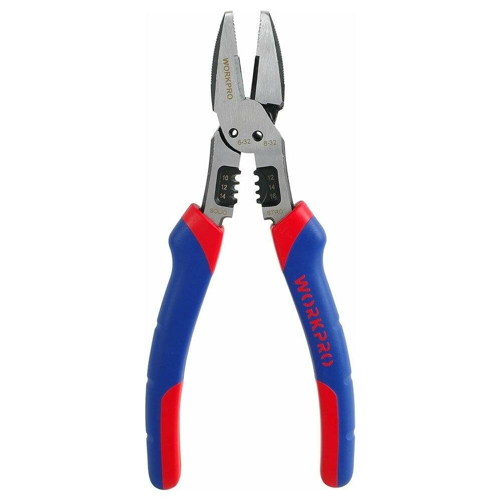 Универсальные комбинированные плоскогубцы WORKPRO 200 мм, 8 дюймов WP231085