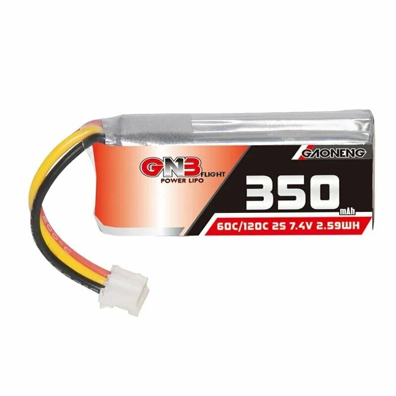 1-10PCS GNB Gaoneng 2S 350mah 7.4V 60C/120C Аксессуары для игрушечных машин PH2.0 3Pin Plug