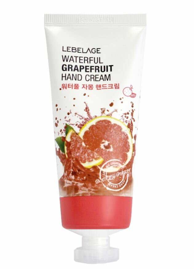 Lebelage Крем для рук с экстрактом грейпфрута Waterful Grapefruit Hand Cream, 100 мл