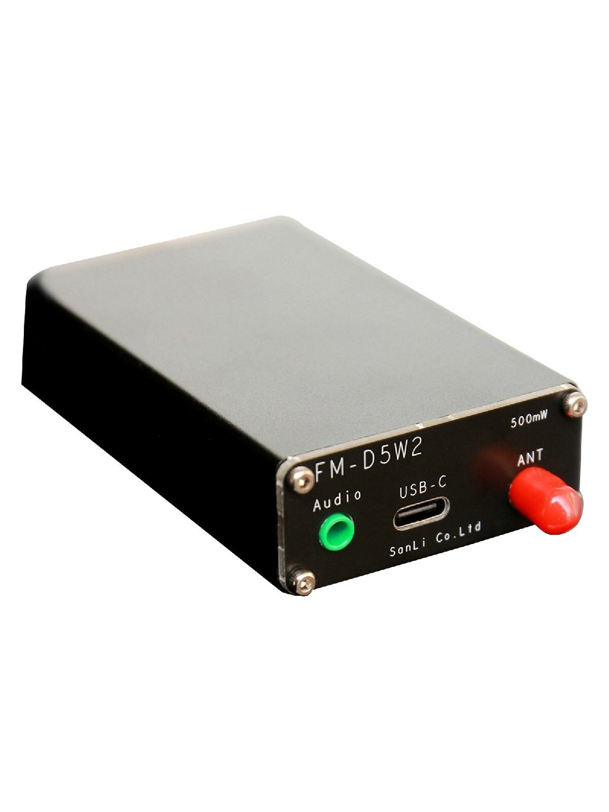 2-километровый FM-передатчик с цифровым дисплеем 0,5 Вт 500 МВт с антенной