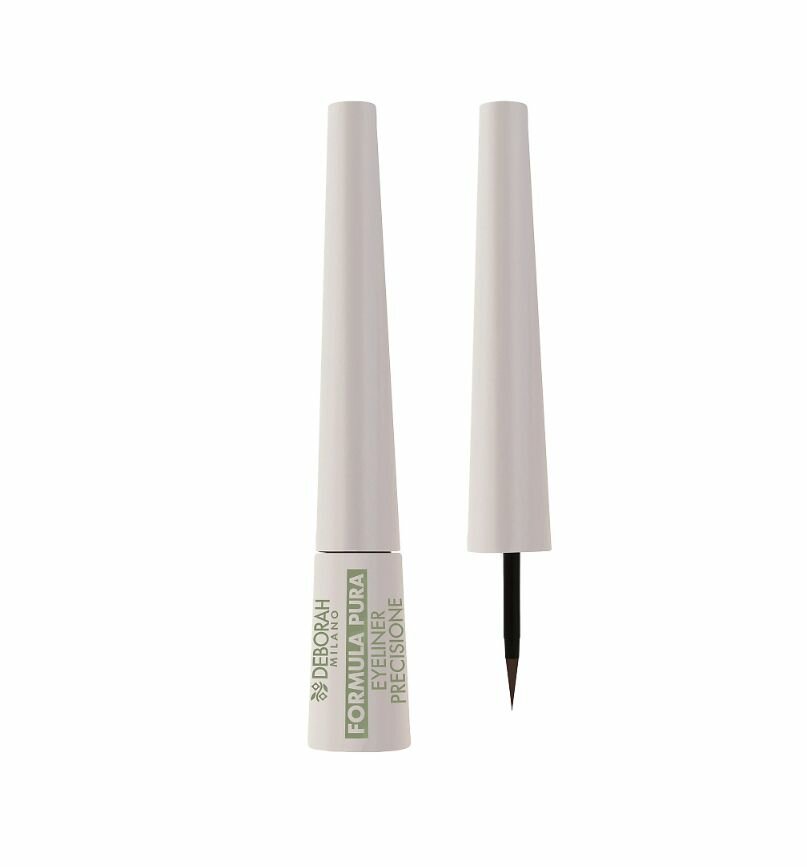 DEBORAH MILANO Подводка для век жидкая FORMULA PURA EYELINER PRECISIONE, № 02 коричневый, 2,5 мл