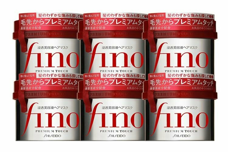 Восстанавливающая маска для волос женская Fino Red Treasure Vase, 230г*6, Тайваньская версия, красный