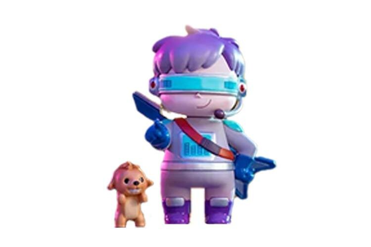 POP MART Space Walker Universe Concert Collection Mystery Box, Confirmed-Hidden Style-Bass UNIO (Open)