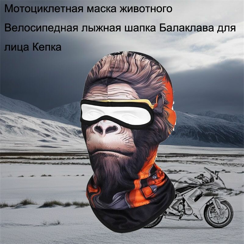 Балаклава  Базовая коллекция для мужчин, размер one size, мультиколор