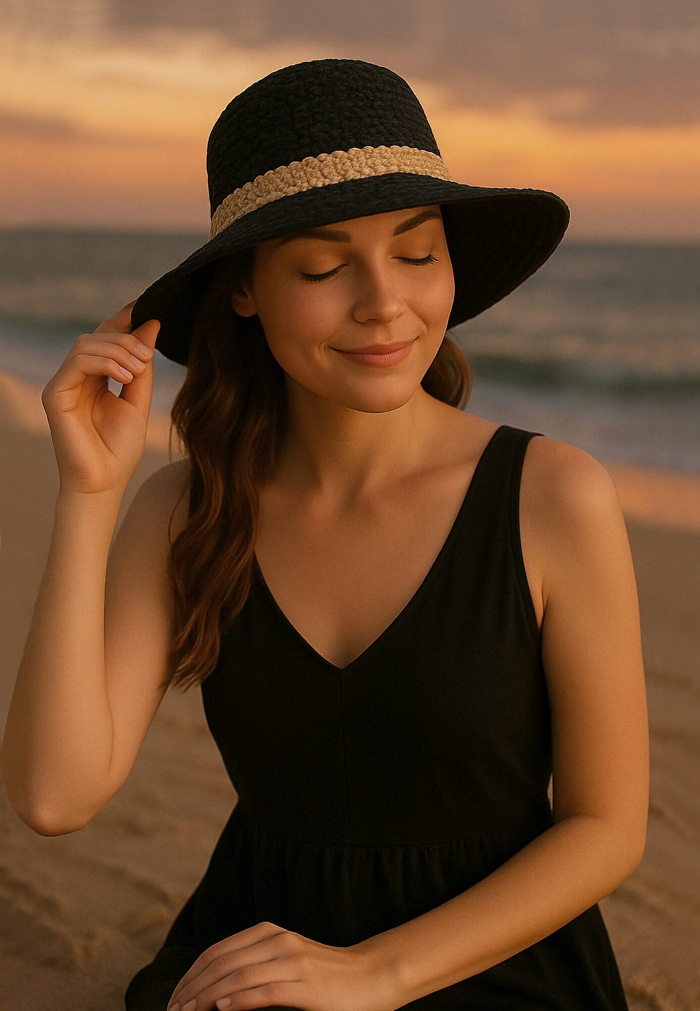 Шляпа Пляжная для женщин