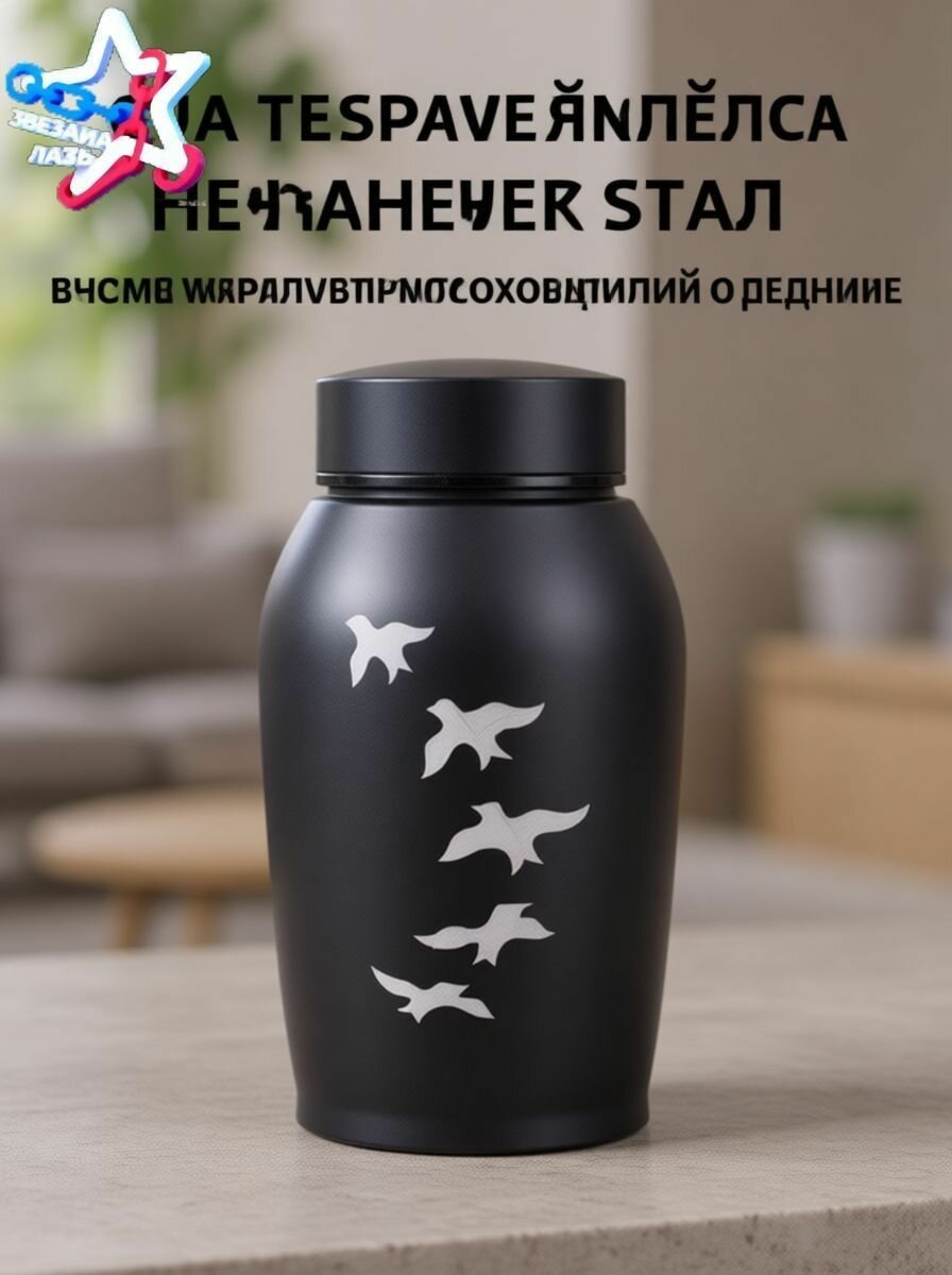Памятная банка для домашних животных из нержавеющей стали
