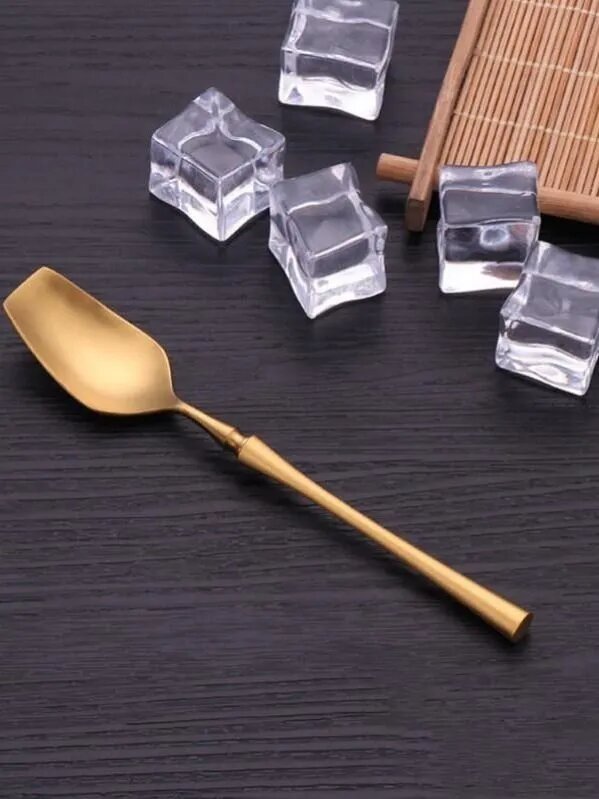 Набор вилка и ложка для салата медь