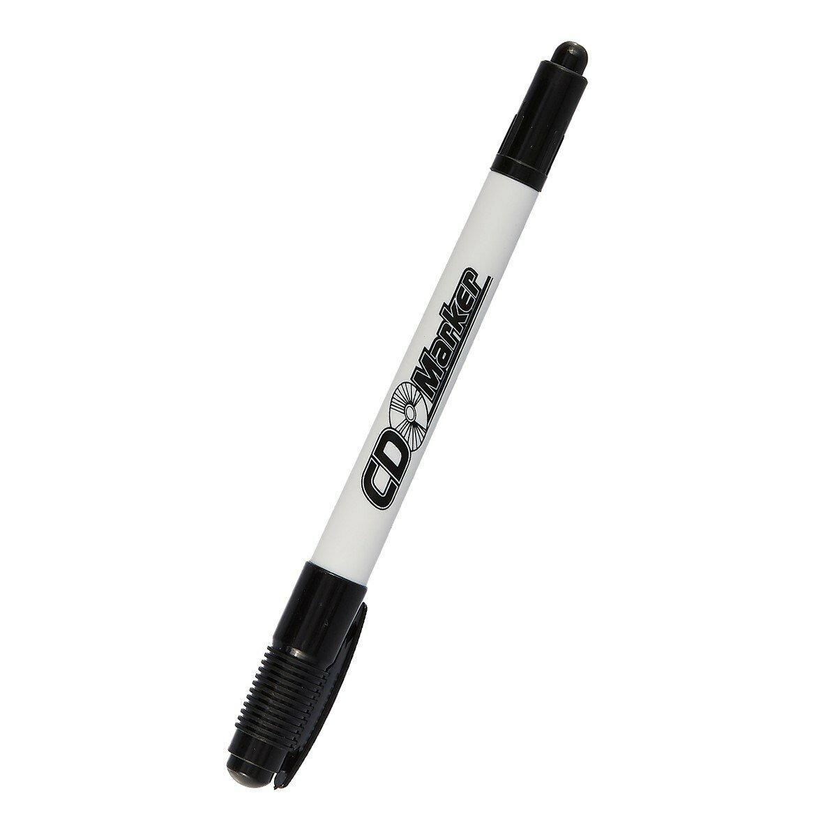 Маркер перманентный GoodMark, двухсторонний черный