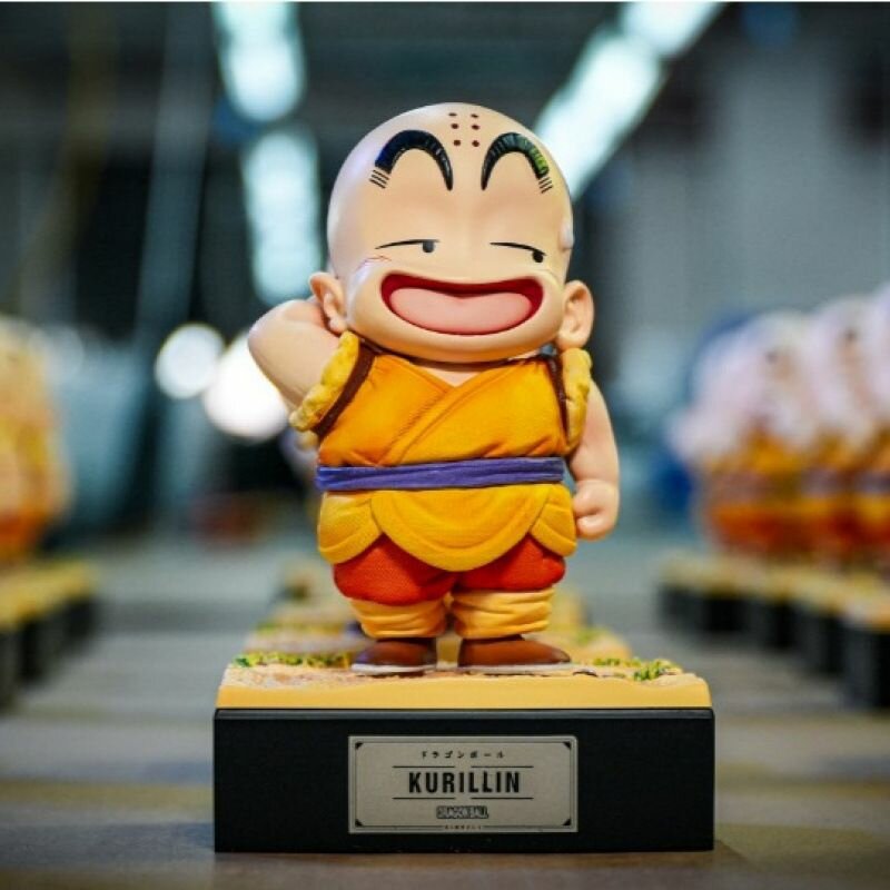 Коллекционная фигурка-аниме Dragon Ball Детский Куллин и Гоку Q-версии декоративная модель в коробке
