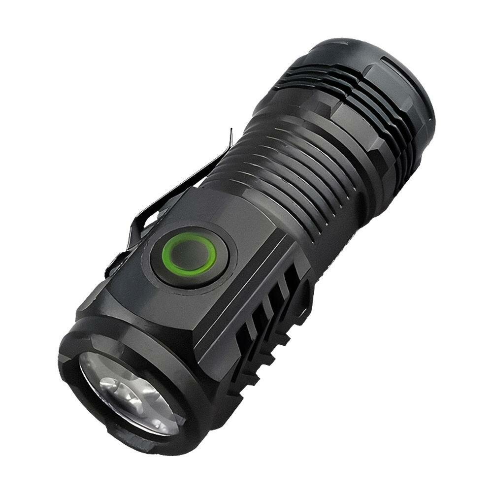 Мощный фонарик, Три режима, Встроенная USB-аккумуляторная батарея