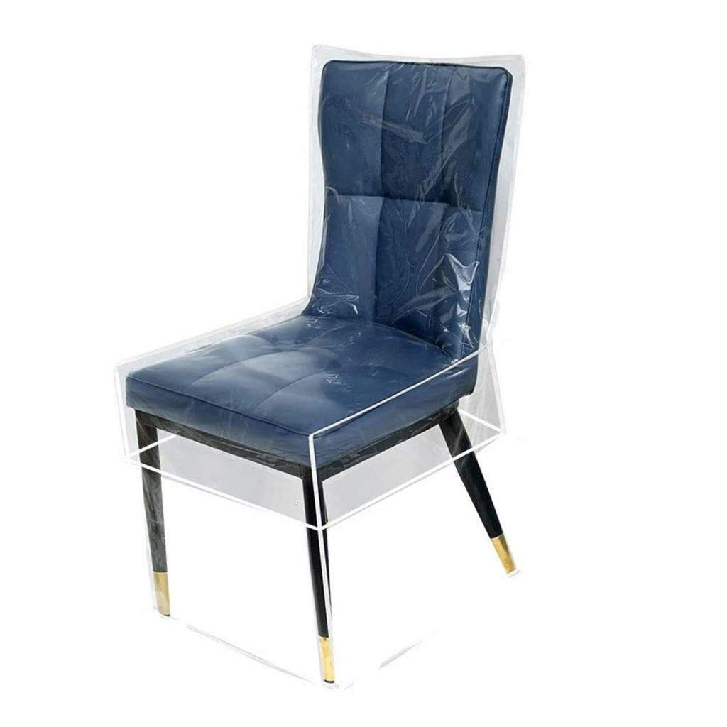 Прозрачный чехол для стула из ПВХ, M