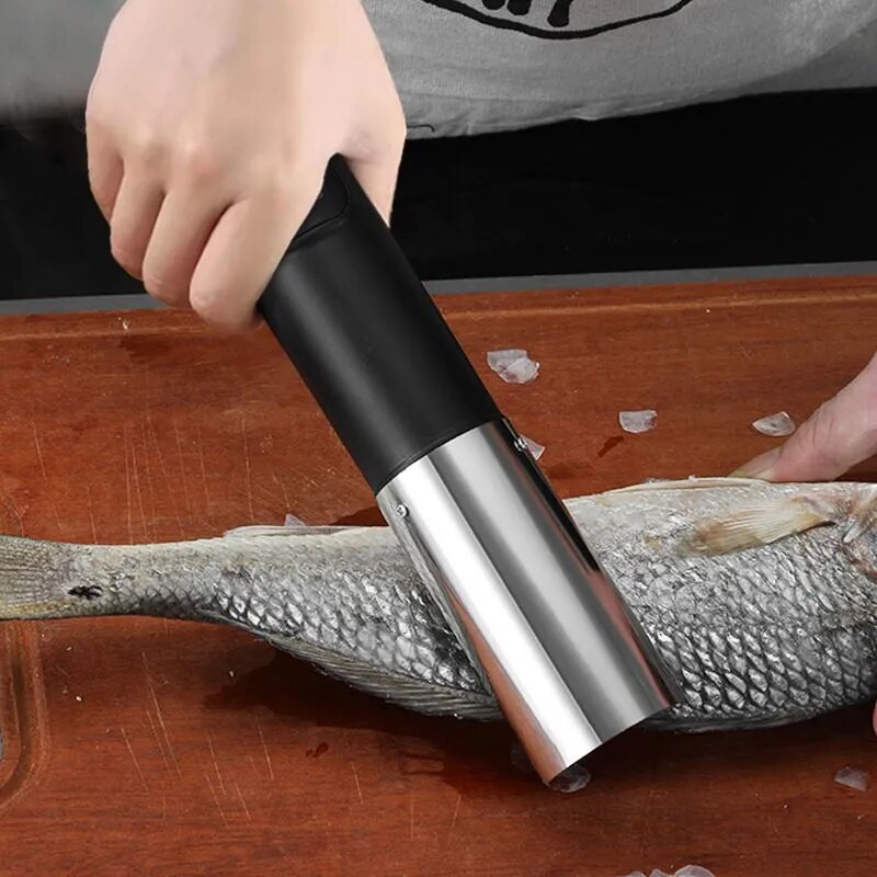 Electric Fish Scaler Беспроводной электрический очиститель рыбьей чешуи