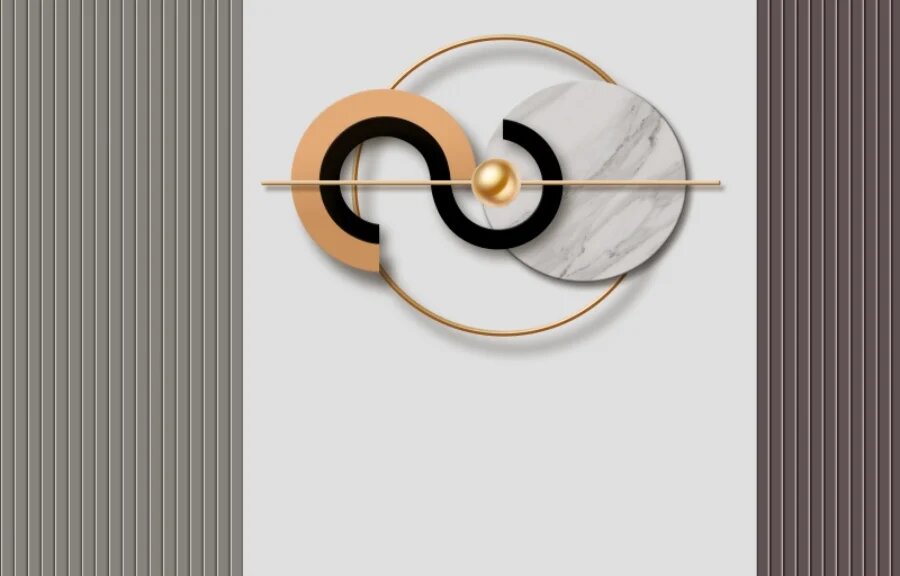 Шелковые обои beibehang Геометрические линии 16, 3D Embossed